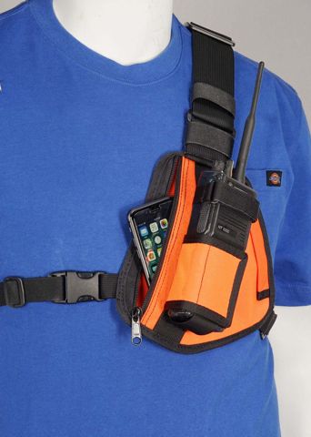 holsterguy.com RCH-101OR holster, radio, shoulder, chest harness ...