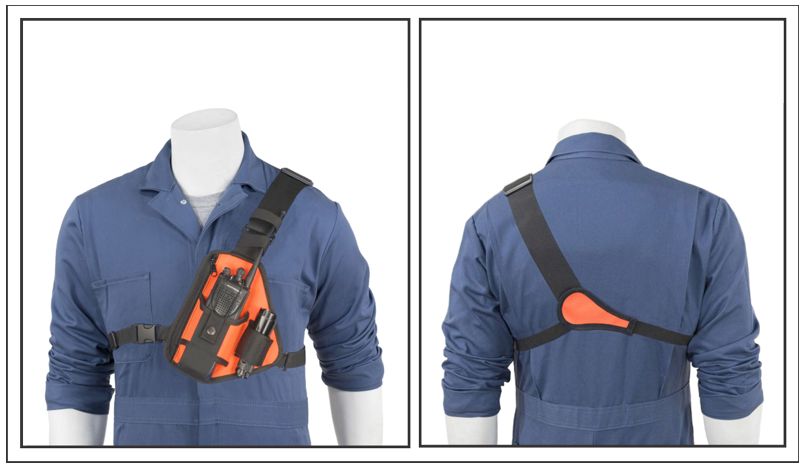 holsterguy.com RCH-101ORU holster, radio, shoulder, chest harness ...
