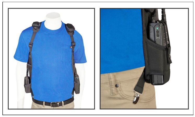 holsterguy.com USH-300D holster, radio, shoulder, chest harness ...
