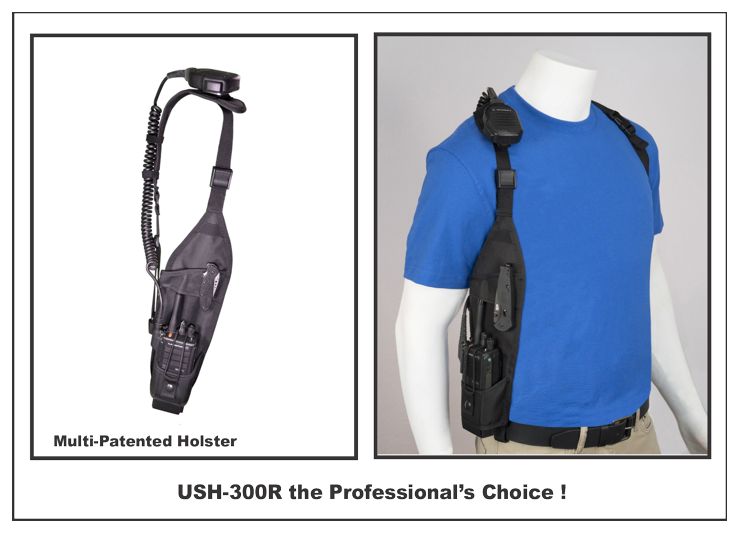 holsterguy.com USH-300R holster, radio, shoulder, chest harness ...