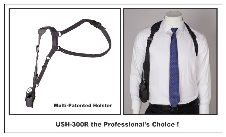 holsterguy.com USH-300R holster, radio, shoulder, chest harness ...